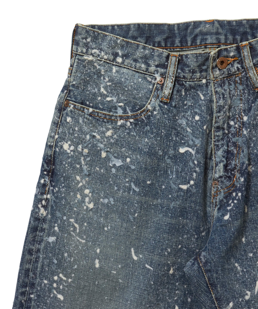 MOLDED DENIM TROUSERS REGULAR CUT – SUGARHILL TOKYO